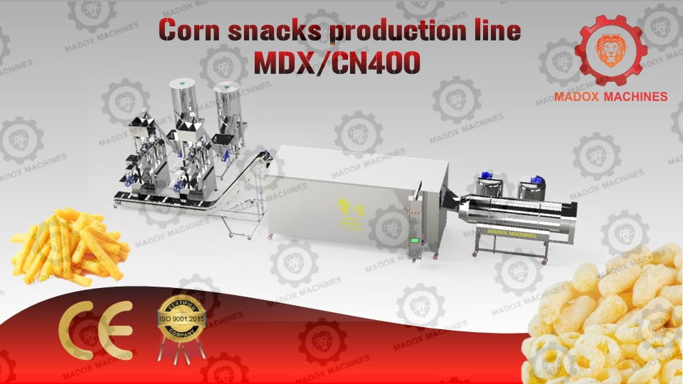 corn snacks processing - Get a price quote - call Madox Machines